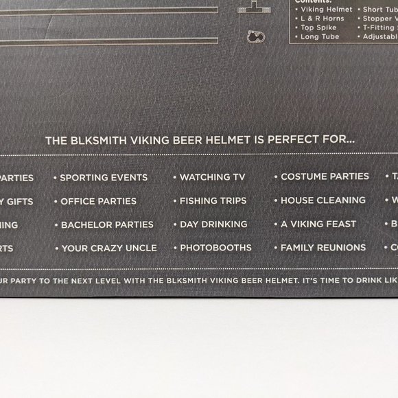 BLKSMITH | Dining | Blksmith Viking Beer Drinking Helmet Holds Two ...